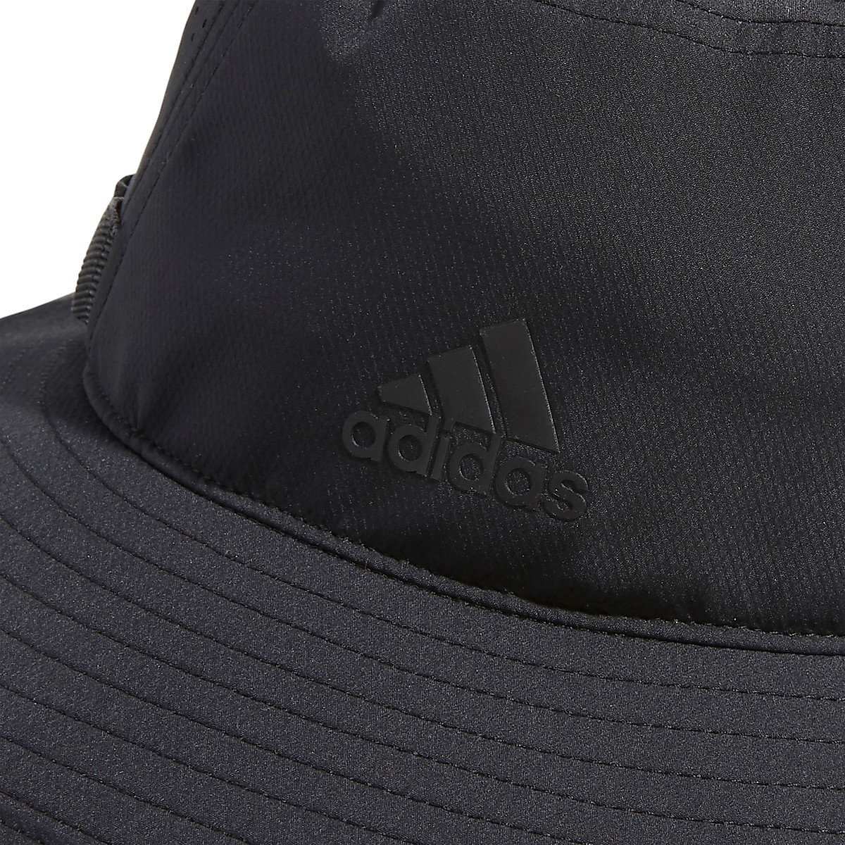 adidas Men's Victory Bucket Hat Outdoors and Sideline Wide Brim Style for Sun Protection, Black/4.0, Small-Medium