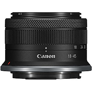 Canon EOS R10 Mirrorless Camera w/RF-S 18-45mm f/4.5-6.3 is STM + 2X 64GB Memory + Case + Microphone + LED Video Light + More (35pc Bundle)