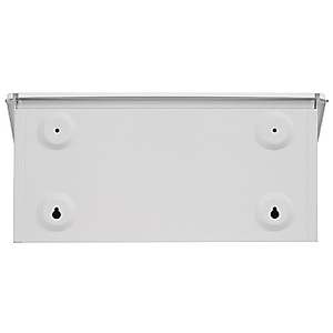 Architectural Mailboxes Wayland Galvanized Steel Wall Mount Mailbox, 2689W-10, White, Small Capacity