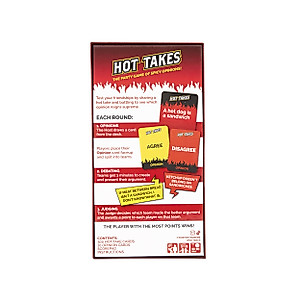 WHAT DO YOU MEME? Hot Takes - The Party Game of Spicy Opinions - Adult Party Games & Fun Gifts for Adults