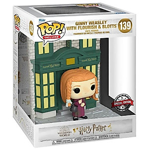 Funko Pop! Deluxe Harry Potter 139 Ginny Weasley with Flourish & Blotts (Special Edition)
