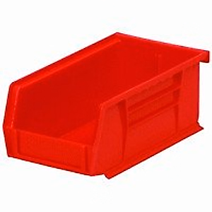 Akro-Mils 30220 Red - Akro-Mils 30-220 Bin, Red, 6-3/4"L x 3-7/16"W x 2-13/16"H