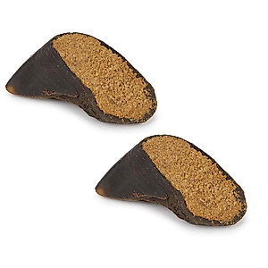 MPP Dog Dental Chew Filled Cow Hooves All Natural Healthy Peanut Butter Flavored (10 Hooves)