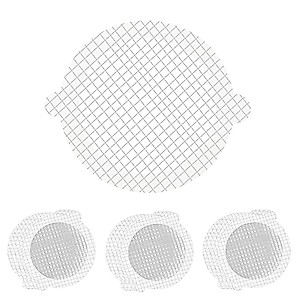 25 Pack Disposable Shower Drain Hair Catcher Floor Sink Strainer Filter Mesh Stickers Shower Drain Dog Hair Catcher Cover for Kitchen Bathroom