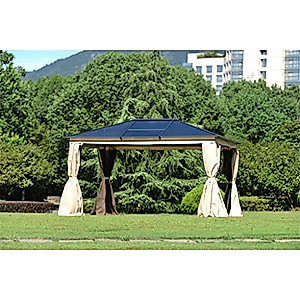 Walnut Practical Outdoor Storage Shed Outdoor Shed is Available in A Variety of Sizes for Multipurpo