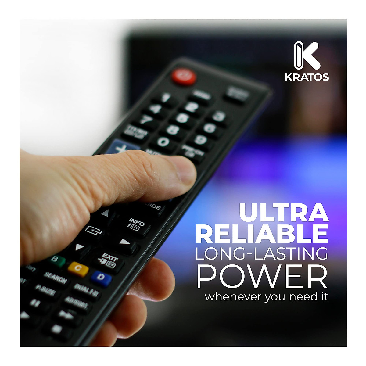 Kratos Power AAA Batteries - 20 Pack Alkaline Batteries - Long-Lasting All-Purpose Triple A Batteries - 10 Year Shelf Life - Mercury & Cadmium Free AAA Battery Pack - Disposable Replacement Batteries