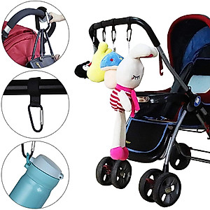 Baby Prolley Hook Portable Easy to Take Common Hook Baby Prolley Hook Convenient Hook for Hanging Bags