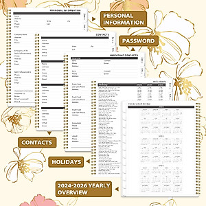 2024-2025 Monthly Planner/Calendar - 2 Year Monthly Planner 2024-2025, January 2024 - December 2025, 9" x 11" Planner with Monthly Tabs, Twin-Wire Binding, Two-Side Pocket, Perfect Organizer