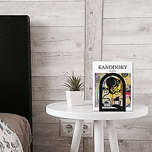 Book Ends, Bookends for Shelves, Book Holders for Office Kitchen Home Decorative,Bookends for Heavy Books,Metal Planet Bookends Black,Non Skid Book Stoppers