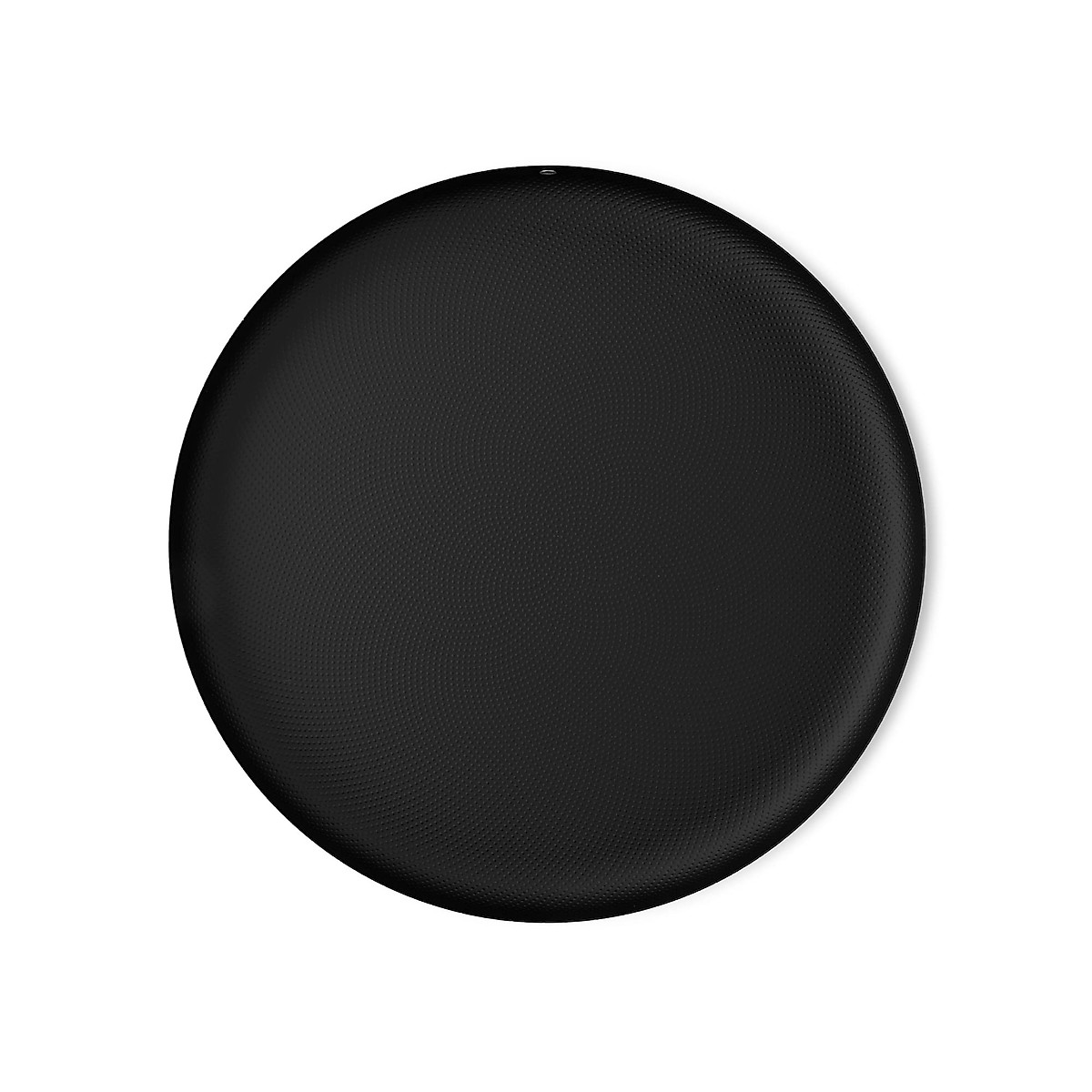 Alessi Textures & Colours Rimmed Round Tray, Ø 35, black