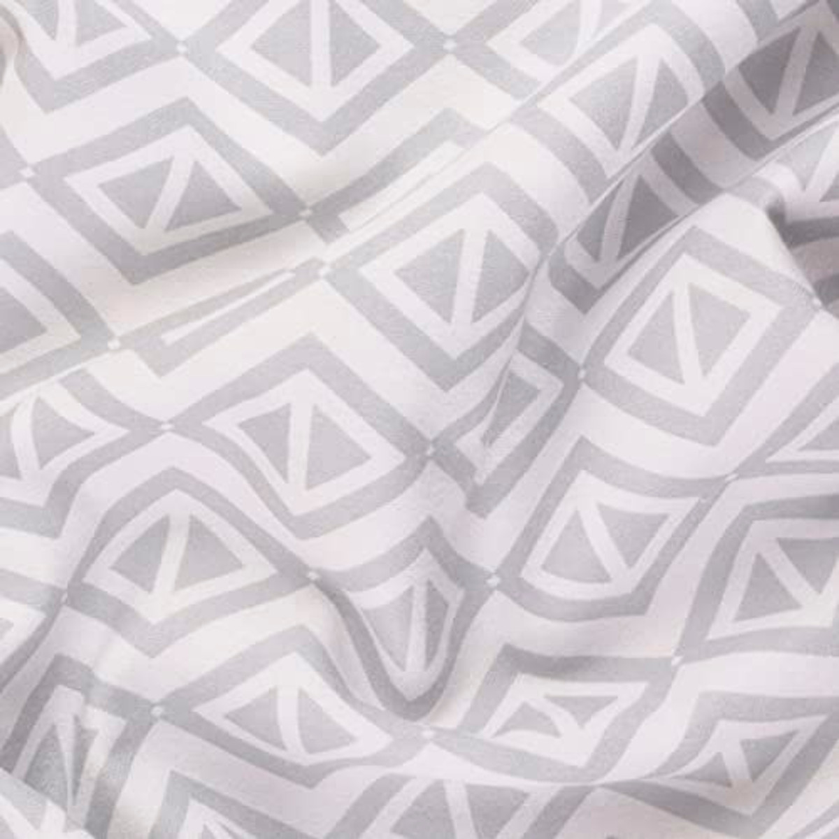 Mook Fabrics Flannel PRT Geometric, Grey