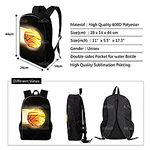 Dispalang Horse Backpack and Cooler Bag for Boys Animal Print School Bookbag Girls Satchel Bagpack Pencil Case