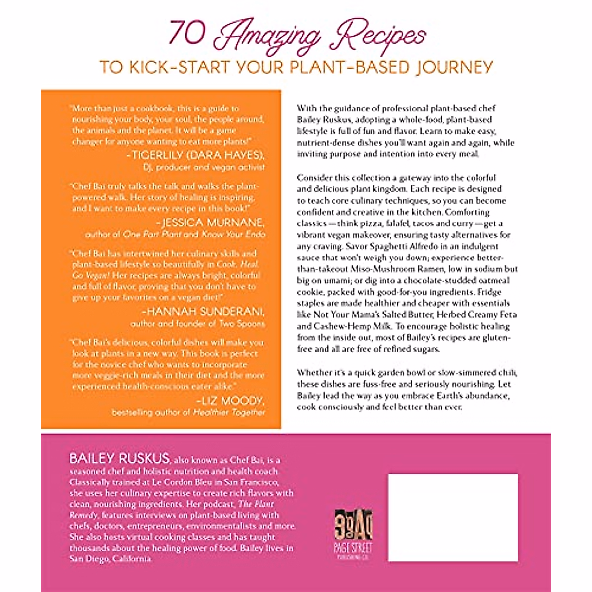 Cook. Heal. Go Vegan!: A Delicious Guide to Plant-Based Cooking for Better Health and a Better World