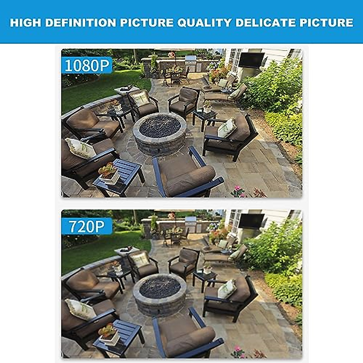 Solar Security Cameras Wireless Outdoor, 1080P 355° View Battery Powered 2 Way Talk Outdoor Camera, Night Vision, AI Human Detection, for Home Security