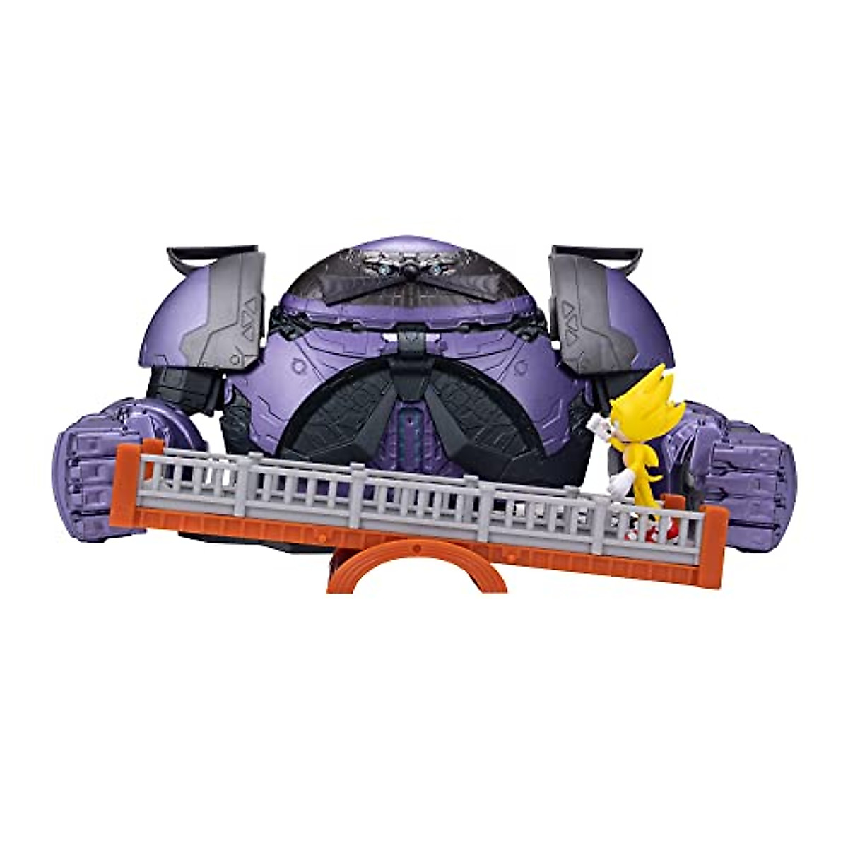 Sonic the Hedgehog 2 Movie Giant Eggman with Super Sonic 2.5" Action Figure Battle Playset