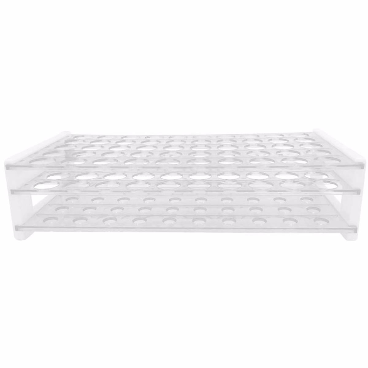Karter Scientific 208U2 Plastic Test Tube Rack for 15/18 mm Tubes, Holds 50, Detachable (Single)