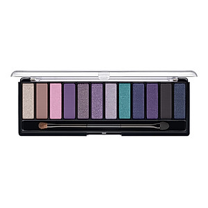 Rimmel London Magnif'Eyes Eyeshadow Palette, 12 Shades, Blendable Formula, Versatile, 008, Electric Violet, 0.5oz