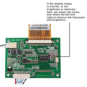 VSDISPLAY 7" 7 inch 800×600 4:3 CLAA070MA0ACW LCD Screen TFT Monitor and HD-MI LCD Controller Board 60 pin