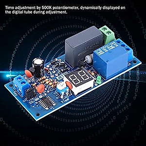 DEALPEAK Delay Relay Module Trigger Cycle Delay Timer Multifunction Time Delay Relay Interface Board Module with LED Display
