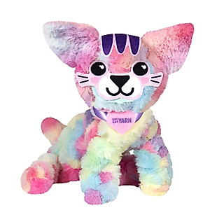 Big Fat Yarn Fantasy Animal Kit - Finger Knitting Fun - DIY All in One Knitting Kit – Level 3: Advanced, Arts and Crafts for Kids Teens Tweens and Adults - Make Your Own Animals - Ages 6+