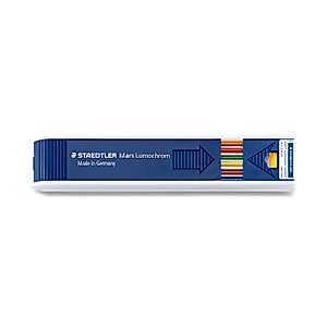 STAEDTLER Mars Lumochrom 204 - Case of 12 Drawing Leads 2 mm Assorted