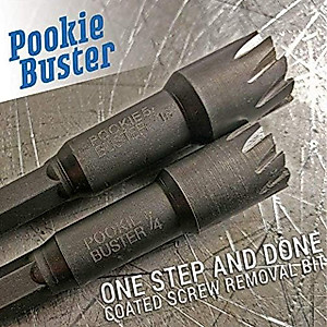 MIDWEST Pookie Buster - 1/4" & 5/16" Magnetic Nut Driver Set with Patented Broach Cutter & Quick Change Hex Shank - MWT-PBSET01