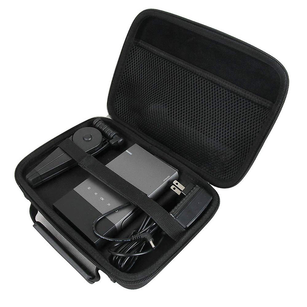 Adada Hard Travel Case for Vamvo / ELEPHAS Ultra Mini Portable Projector 1080p Supported HD DLP LED Rechargeable Pico Projector
