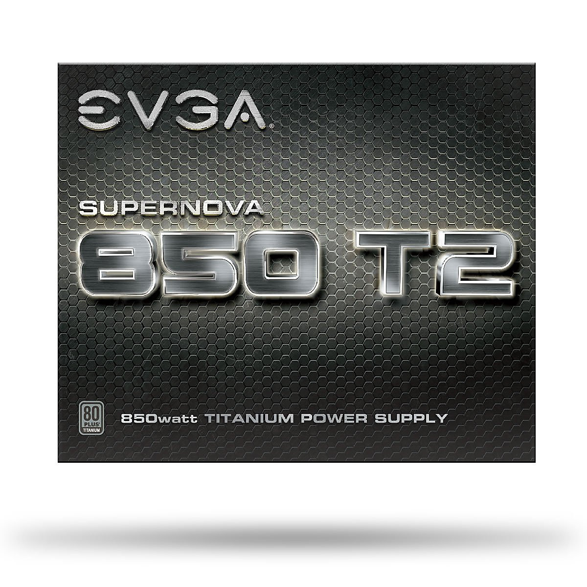 EVGA Supernova 850 T2, 80+ Titanium 850W, Fully Modular, ECO Mode, 10 Year Warranty, Includes Free Power On Self Tester, Power Supply 220-T2-0850-X1, 850 Watt