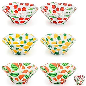 Soup Bowl Cozy Bowl Huggers: 6 PCS Microwave Bowl Huggers Hot Bowl Cozy Holder｜Bowl Holders for Hot Food Bowl Huggers Microwave Safe Holder Bowl Pot Holders for Microwave Bowl Cozies Hot Bowl Holder