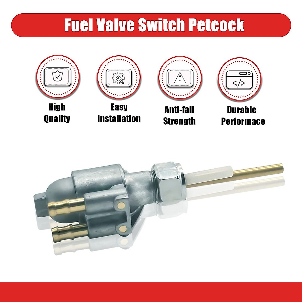 Aniro Moto Fuel Valve Petcock Replace for Honda CL175 CB350 CL350 SL350 CB360 CL360 CB450 CL450