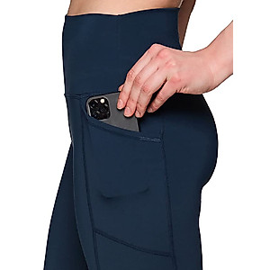 RBX Active Women's Squat Proof Full Length Gym Running Yoga Leggings Deep Teal F22 L