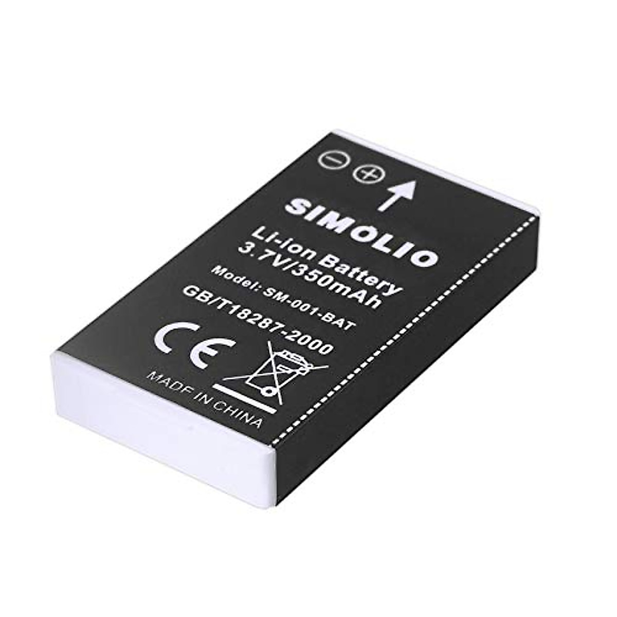Li-ion Battery for SIMOLIO Wireless TV Headphones SM-823, SM-823D, Rechargeable and Replaceable Battery for Simolio Wireless TV Hearing Assistance Headsets