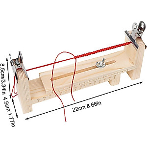 Paracord Jig Bracelet Maker | Wooden Jig Bracelet Maker with Bracelet Maker Knotters Tool Kit Braiding and Weaving DIY Craft Tool Kit Braiding Tool for DIY Craft Bracelets Weaving Jewelry Making Kits