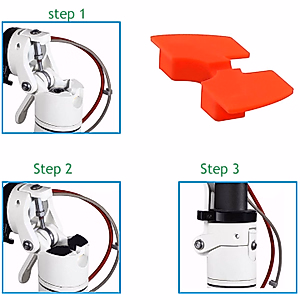 Chuancheng for Xiaomi Mijia M365/M365 Pro M187 Electric Scooter Accessories Pack Set 1 Hook, 1 Rear Fender Support, 1 Dashboard Cover, 3 Rubber, 1 Fender Hook, 1 Cover, 1 Wrench Buckle (Red)