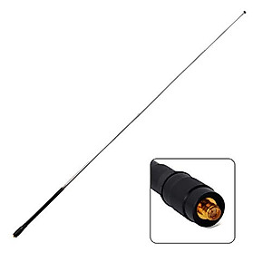 HYS 70-1000MHz Wide Band Telescopic Antenna SMA-Female Mobile Radio Antenna for BaoFeng UV5R UV5RE BF-888S Series Kenwood/HYT/LINTONT Series Two Way Radios HT Scanner