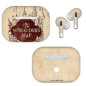 Head Case Designs Officially Licensed Harry Potter Marauder's Map Prisoner of Azkaban VII Vinyl Sticker Skin Decal Cover Compatible with Apple AirPods Pro