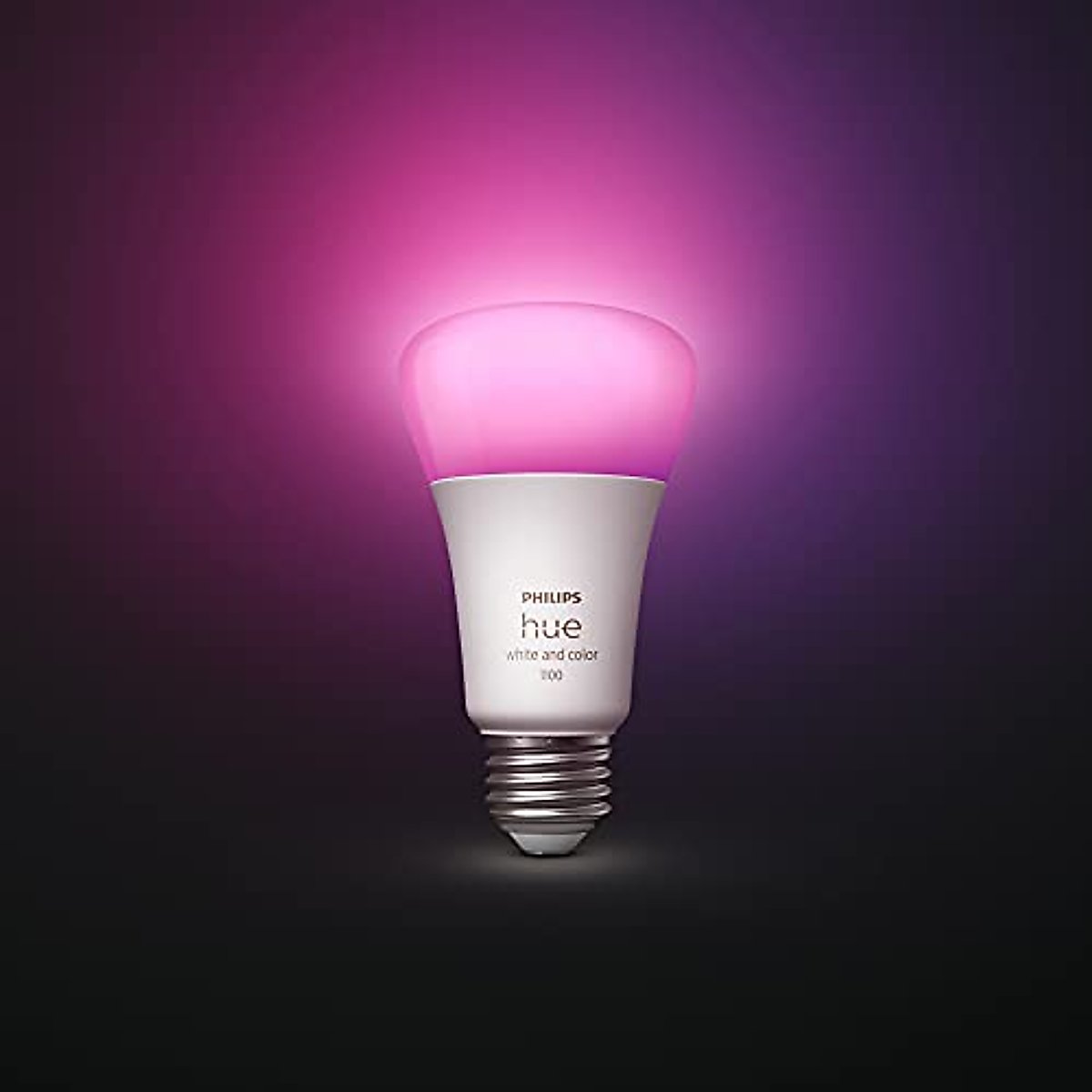 Philips Hue 75W Color Smart Button Starter Kit + Extra A19 Bulb, 4 Medium Lumen A19 Smart Bulbs, 1 Smart Button & 1 Hue Hub (Compatible with Alexa, Apple HomeKit & Google Assistant) (563338)