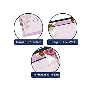 2024 AT-A-GLANCE® Paper Flowers Monthly Desk Pad Calendar, 21-3/4" x 17", January To December 2024, 5035