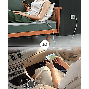 IDISON 6Pack [MFi Certified] iPhone Charger 3/3/6/6/10/10FT iPhone Charger Cord High Speed USB Cable Compatible iPhone14/13/12/11 Pro Max/XS MAX/XR/XS/X/8