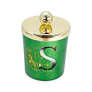Harry Potter House Slytherin Premium Scented Soy Wax Candle with Unique Aromatic Fragrance | 50-Hour Burn Time | Home Decor Housewarming Essentials, Wizarding World Hogwarts Gifts and Collectibles