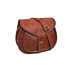 cuero Genuine Leather Crossbody Handbag for Women - Shoulder bag for Womens Handmade