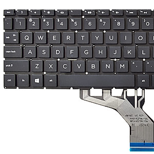 SUNMALL Replacement Keyboard Compatible with HP 250 G7 255 G7 15-DA 15-DB 15-DK 15-DR 15-DW 15-DU 15S-DU 15-DY 15s-DY 15s-EQ 15-EF 15s-FQ 15-GW 17-CA.Home 17-by Black US Layout
