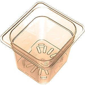 Carlisle FoodService Products 3089613 StorPlus High Heat Drain Shelf, Sixth Size, Amber