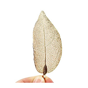 ANKOMINA Cute Leaf Vein Bookmarks with Rabbit Alice Pendant for School Supplies,Great Gift for Girl Boys Adult Book Marker,Gift Box