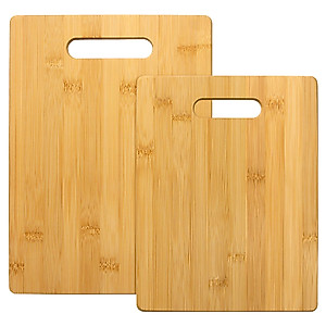 Totally Bamboo 2-Piece Bamboo Cutting Board Set, Brown