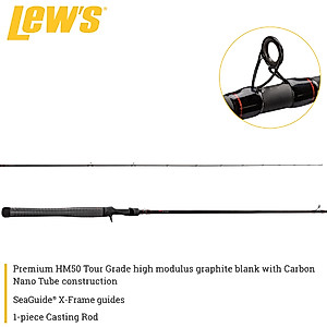 Lew's XD Series 7'6"-1 Med. HVY. Crankbait Casting Rod