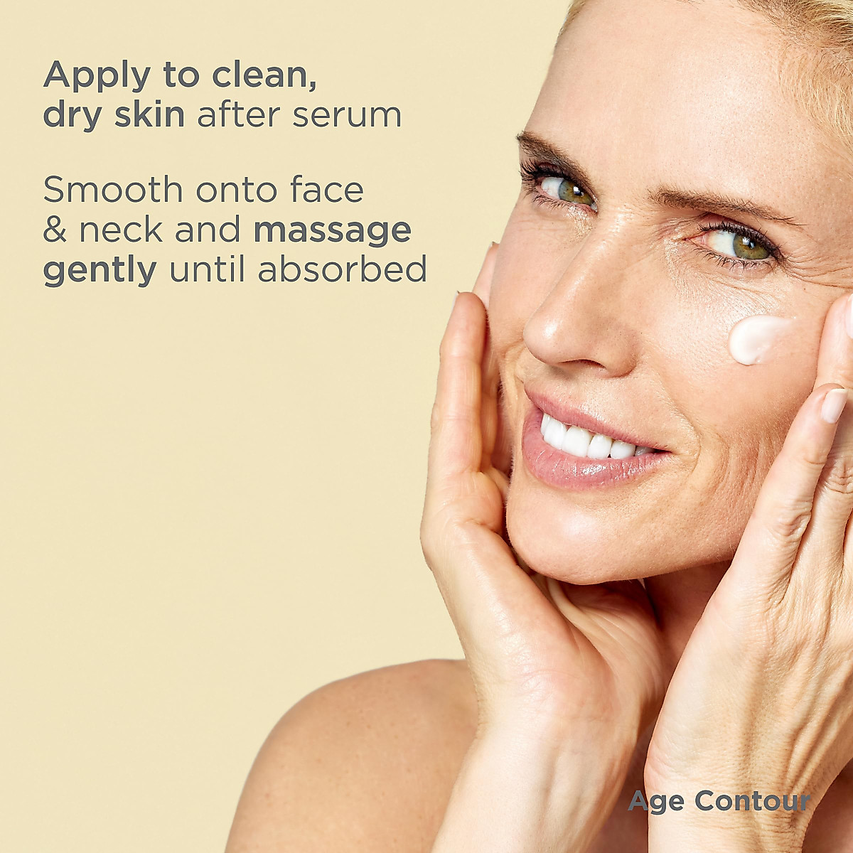 ISDIN Age Contour Face and Neck Anti-Aging Benefits Cream, Moisturizing and Firming Action, Suitable for Sensitive Skin and Non-comedogenic 1.8 Fl Oz