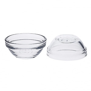 Beille Cooking Baking Supplies Small Glass Pinch Bowl Ramekin Kitchen Essential, 4pc