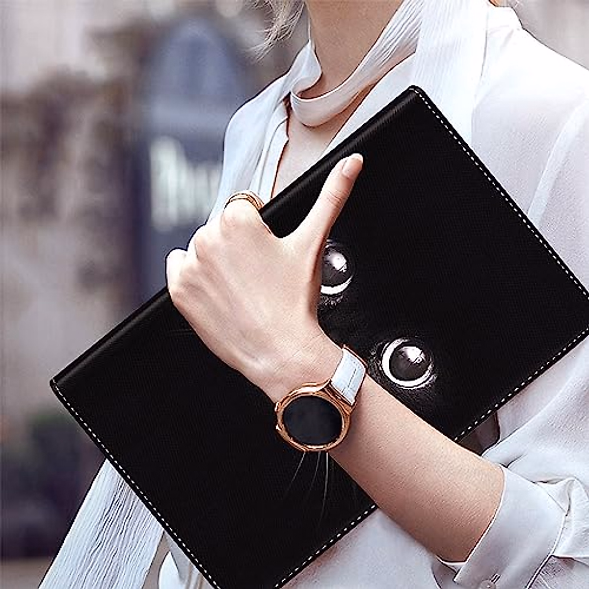 Case for iPad Pro 11 Inch 4th/3rd/2nd/1st Generation 2022/2021/2020/2018, Multi-Angle Smart Stand Cover Auto Sleep/Wake Fit iPad Air 4/5，Black Cat