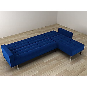 Gold Sparrow Houston Sofa Bed Sectional, Sapphire